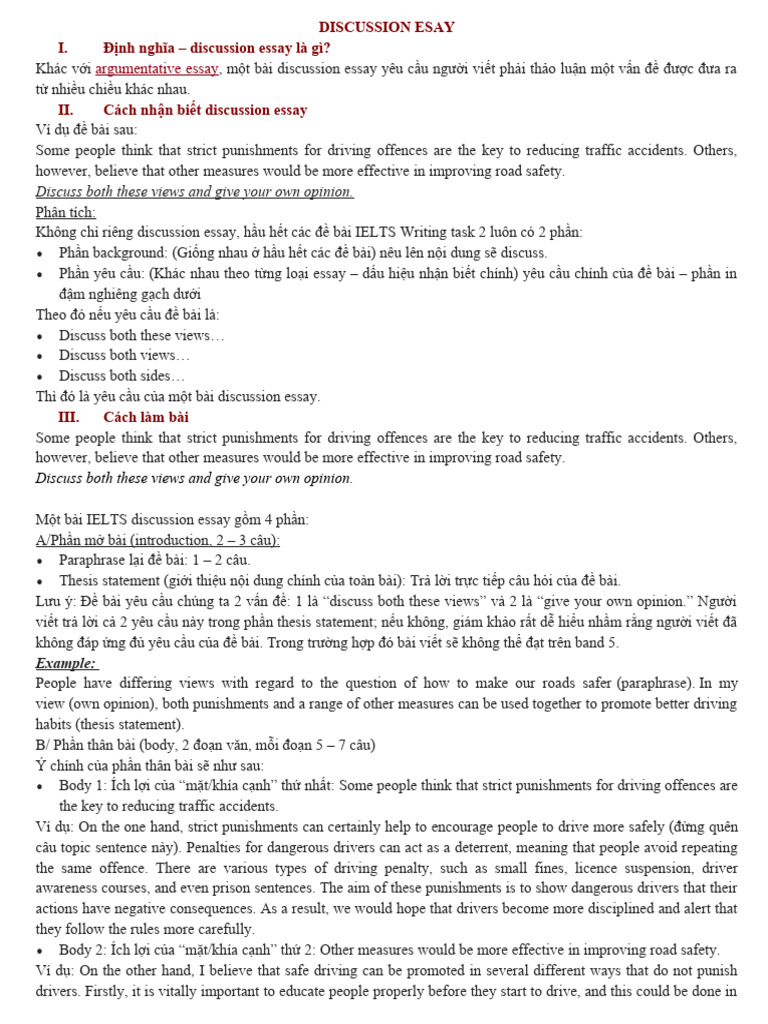 Discussion Esay | PDF