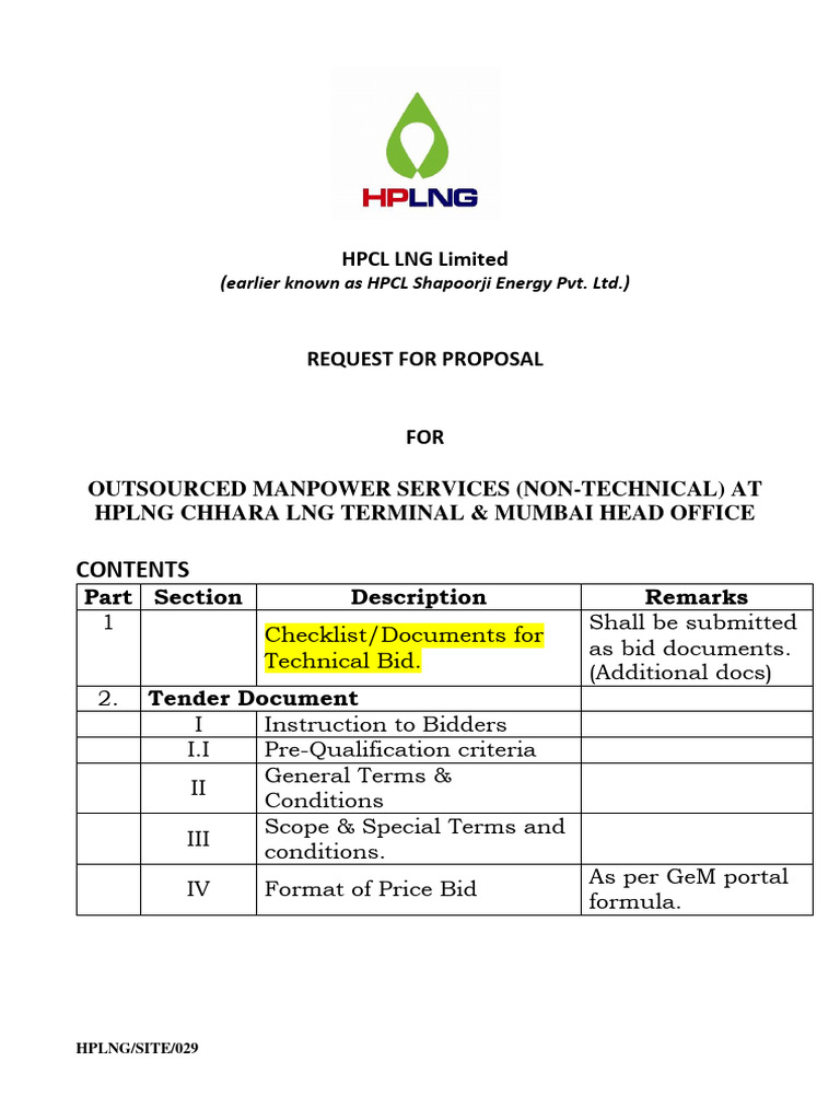 Scope 2 Saurabh - Rampal@hplng - in | PDF | Guarantee | Procurement