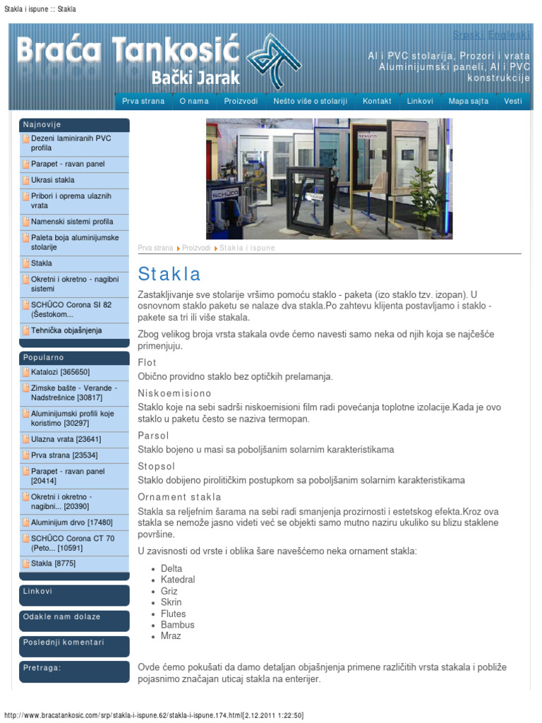 Stakla i ispune _ Stakla | PDF