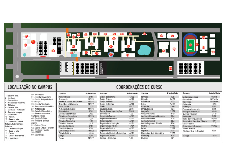 Mapa Campus Canoas | PDF