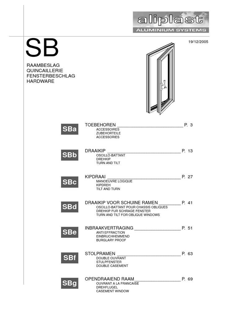 Sobinco-Okov Za Prozore | PDF