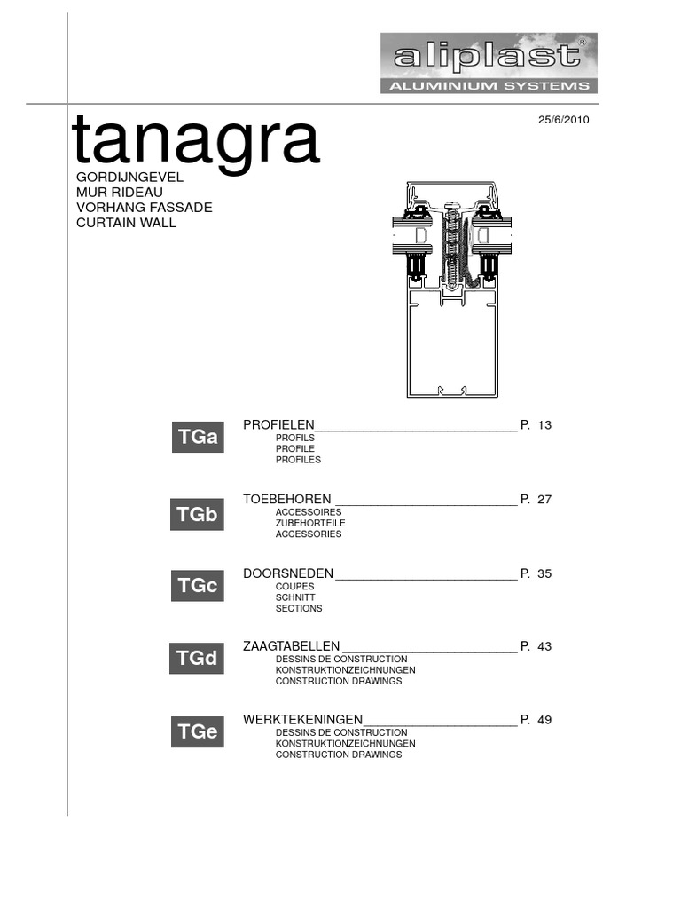 Tanagra-Katalog Kontinuirana Fasada | PDF