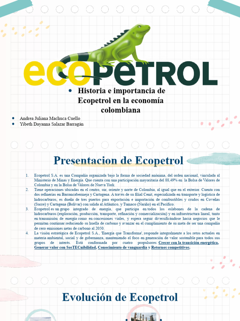 Economia Colombiana Ecopetrol | PDF
