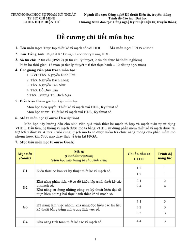 PRDS320663-TT Thiet Ke VI Mach So Voi HDL | PDF PRDS320663-TT Thiet Ke VI Mach So Voi HDL | PDF