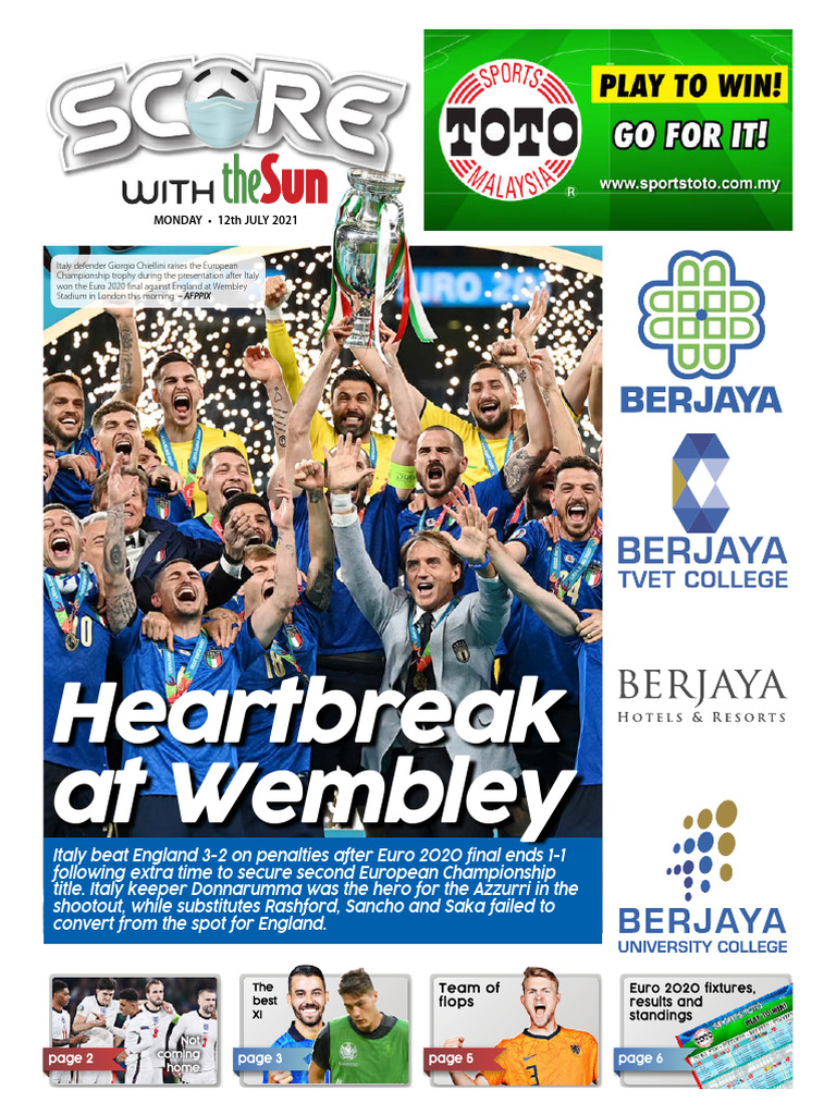 Score-Score With The Sun | Download Free PDF | England National ...