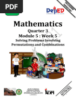 Math 10 Quarter 3 Module 1 | PDF | Learning | Permutation