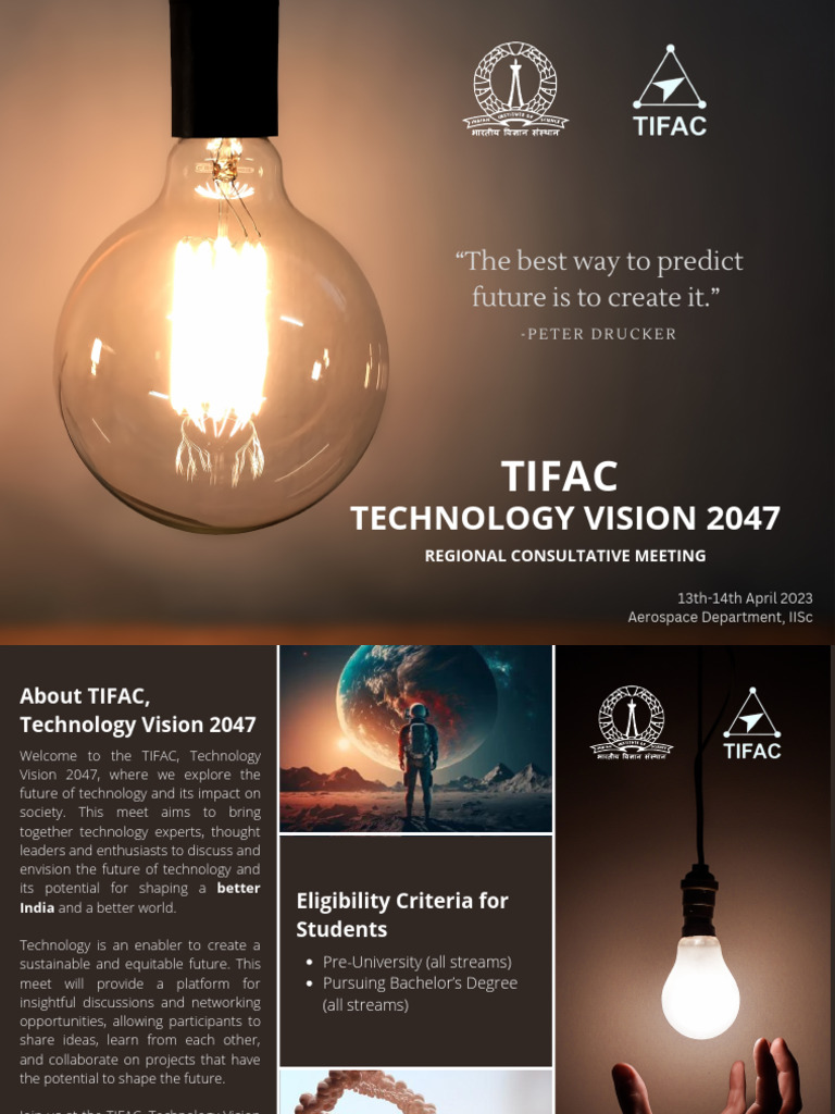 TIFAC, Brochure | Download Free PDF | Expert | Intelligence