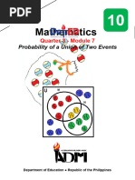 Math 10 Quarter 3 Module 5 | PDF | Probability | Learning