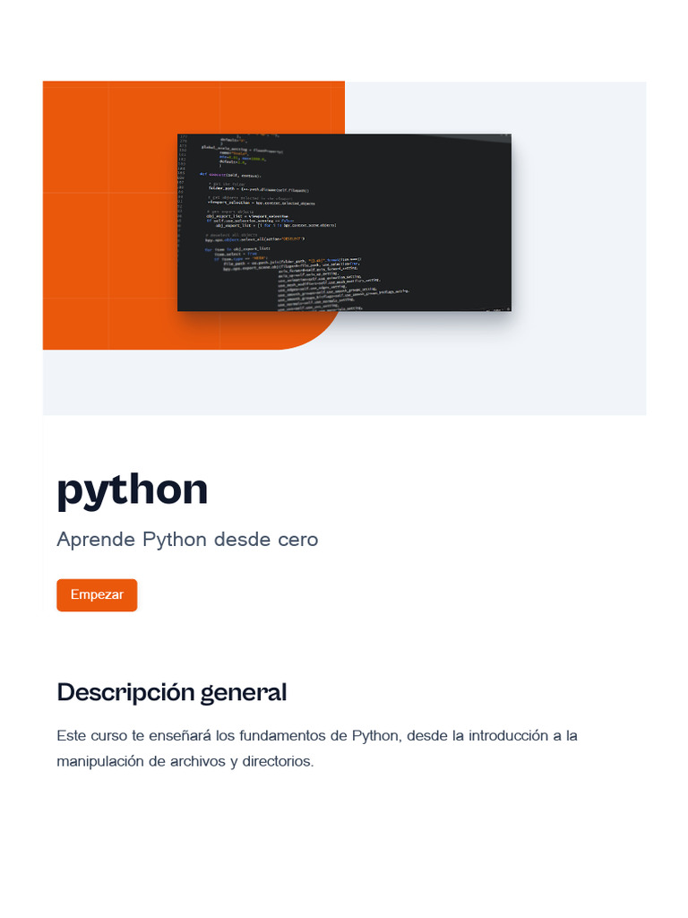 Python | PDF | Python (lenguaje de programación) | Lenguaje de programación