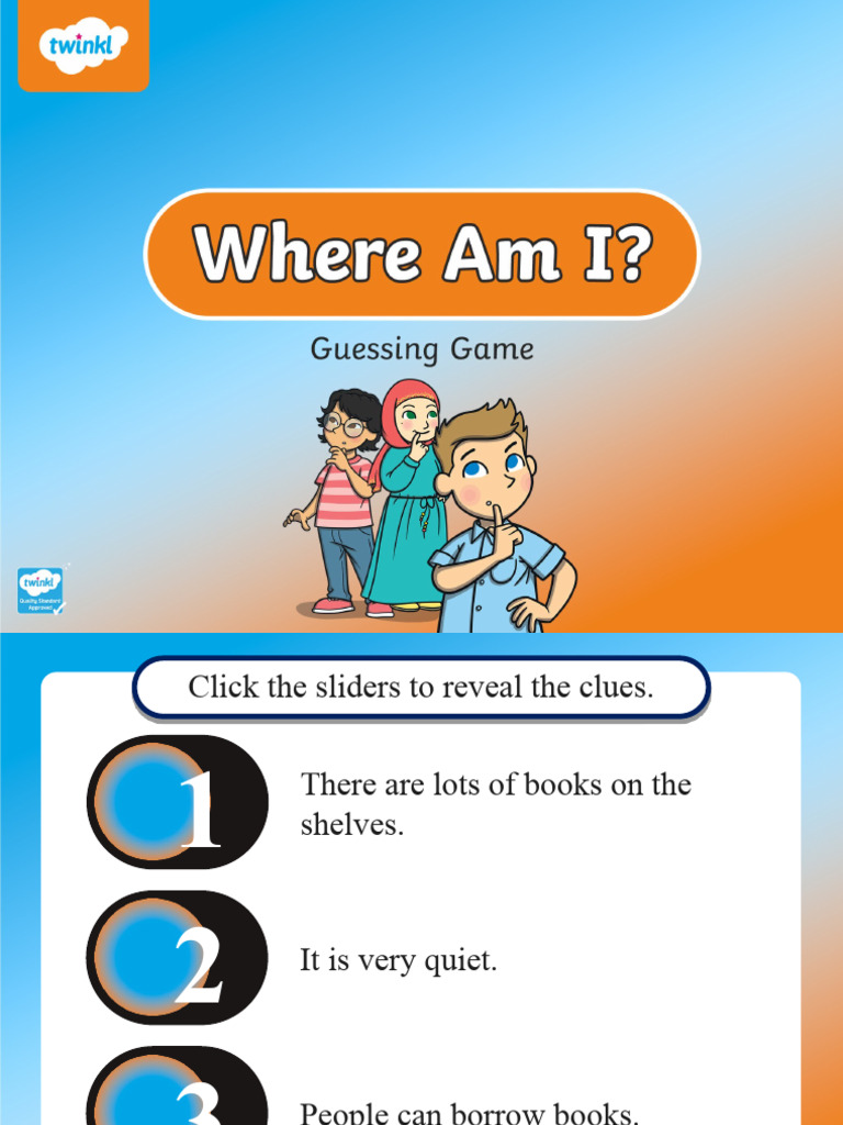 T TP 3120 Where Am I Guessing Game Powerpoint Ver 1 | PDF | Art | Self ...