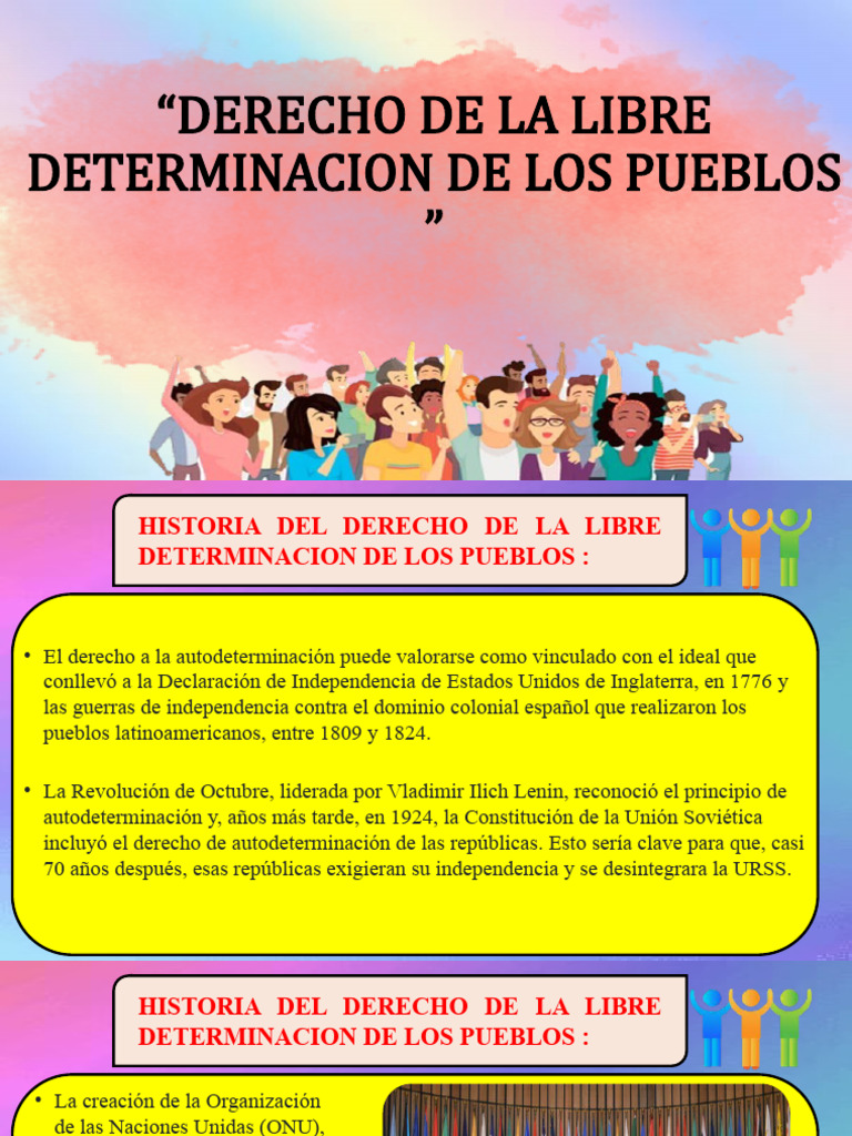 Derecho de La Libre Determinacion F | PDF | Autodeterminación ...