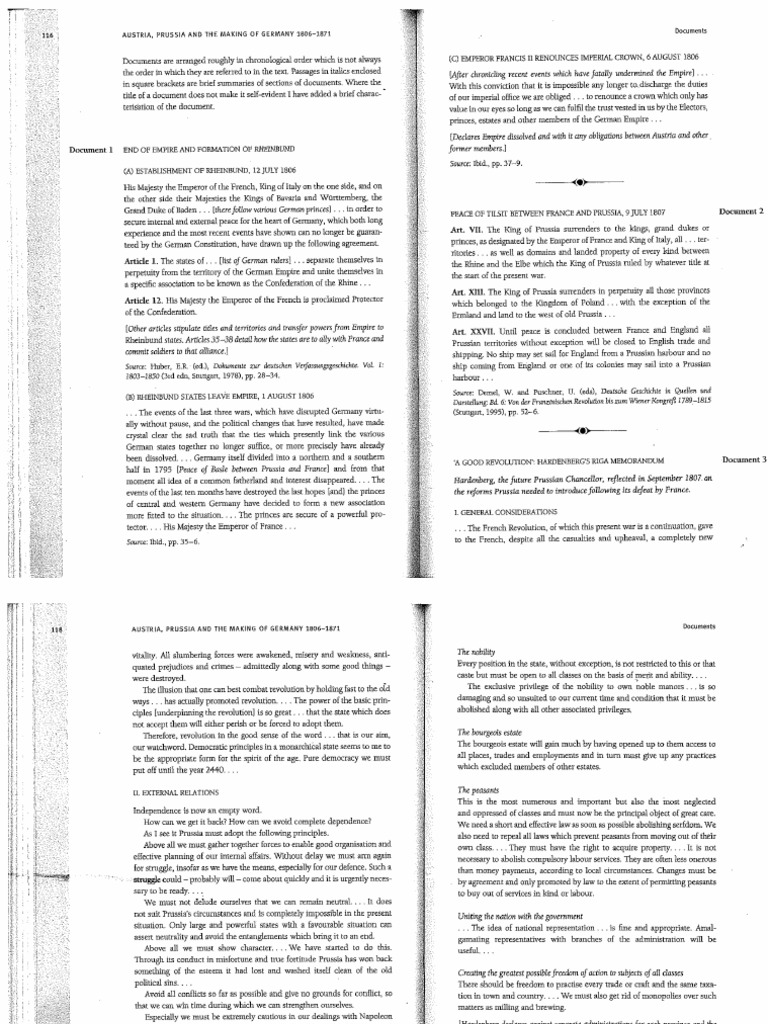 Primary Sources Germany | PDF