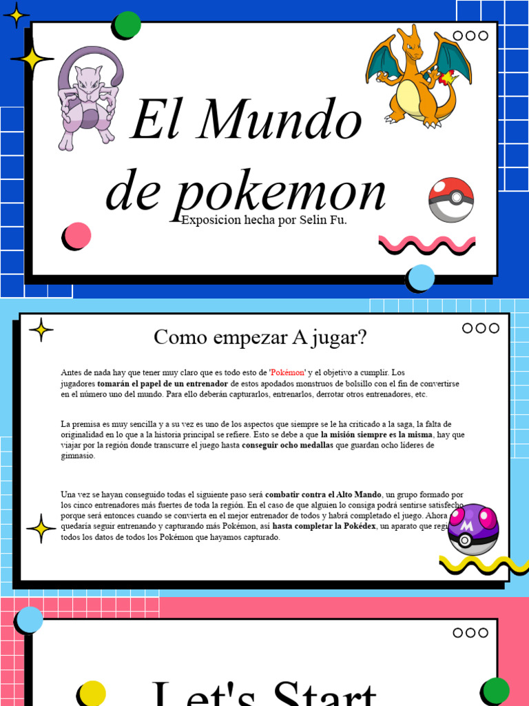 El Mundo de Pokemon Presentacion | PDF