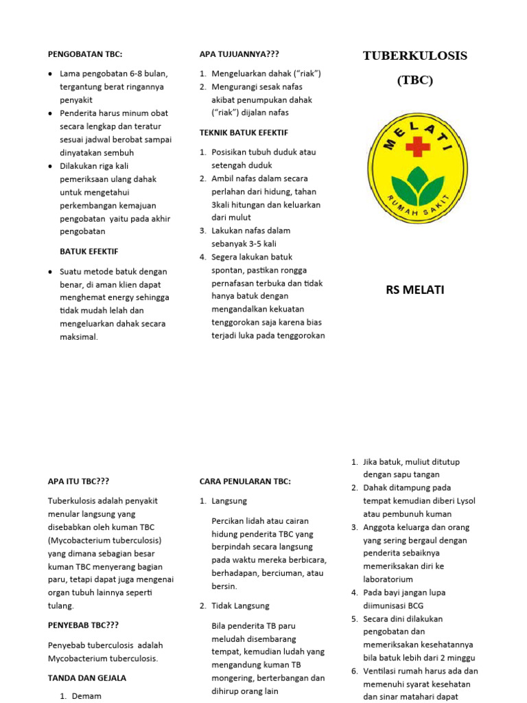 LEAFLET TBC Paru | PDF