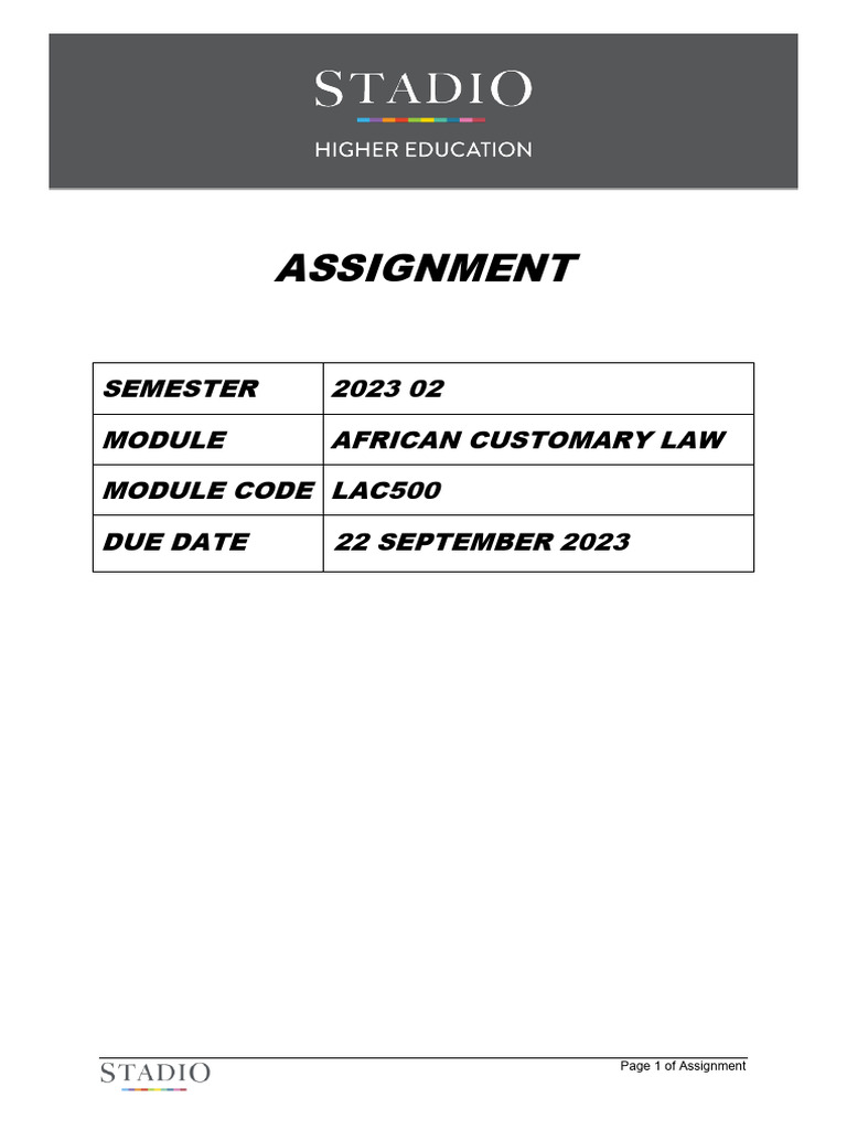LAC500 2023 02 Assignment | PDF | Login | Password