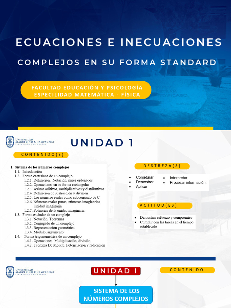 Multiplicación y forma estándar de complejos | PDF | Número complejo ...