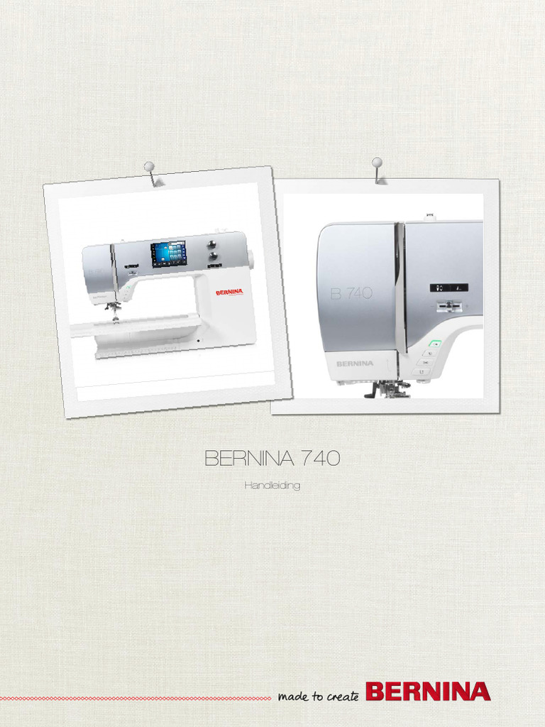 Bernina B740 | PDF