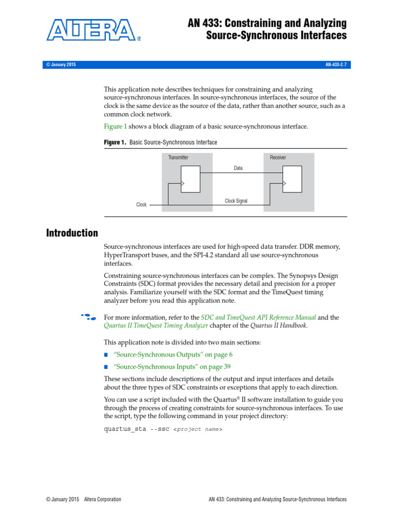 Const Ddr From Altera Pdf Field Programmable Gate Array