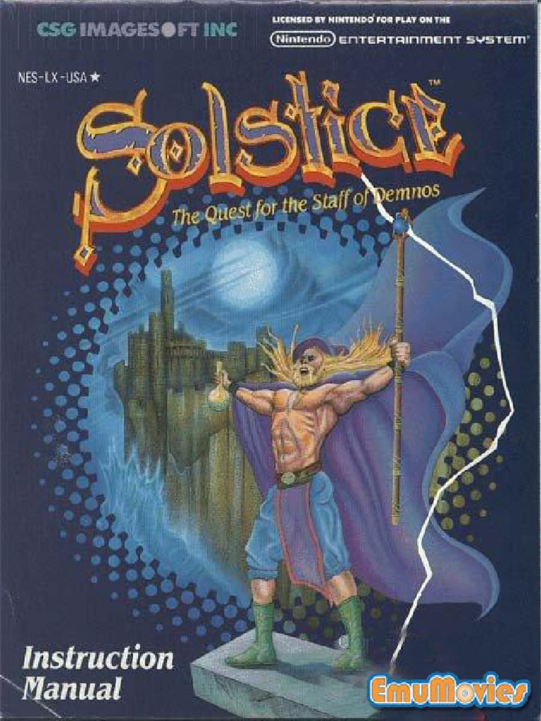 Solstice The Quest For The Staff of Demnos Game Manual | PDF