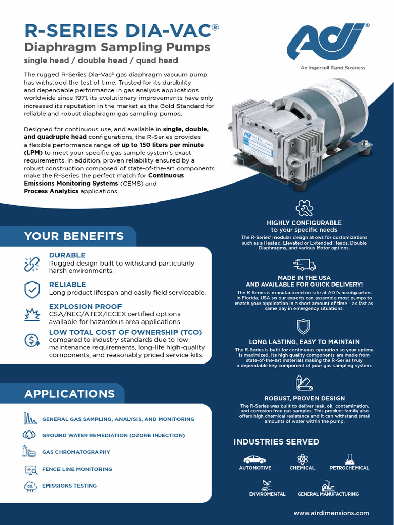 2022-06 ADI Brochure R-Series Dia Vac | PDF