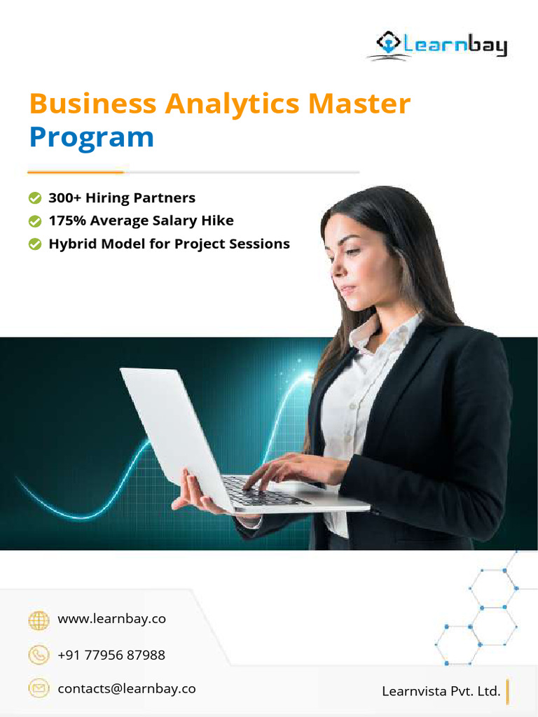 Business Analytics Certification Program Learnbay | PDF | Machine ...
