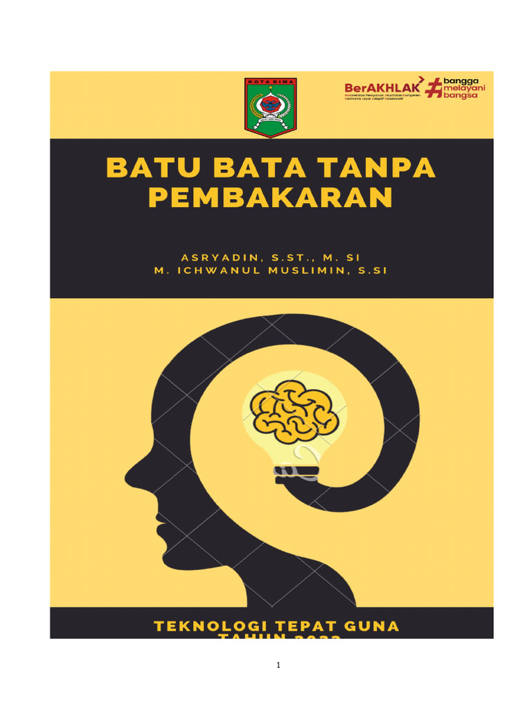 Proposal TTG Bata Tanpa Pembakaran | PDF