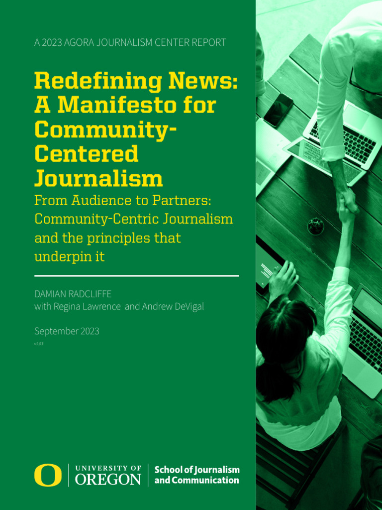 Redefining News: A Manifesto For Community-Centered Journalism | PDF ...