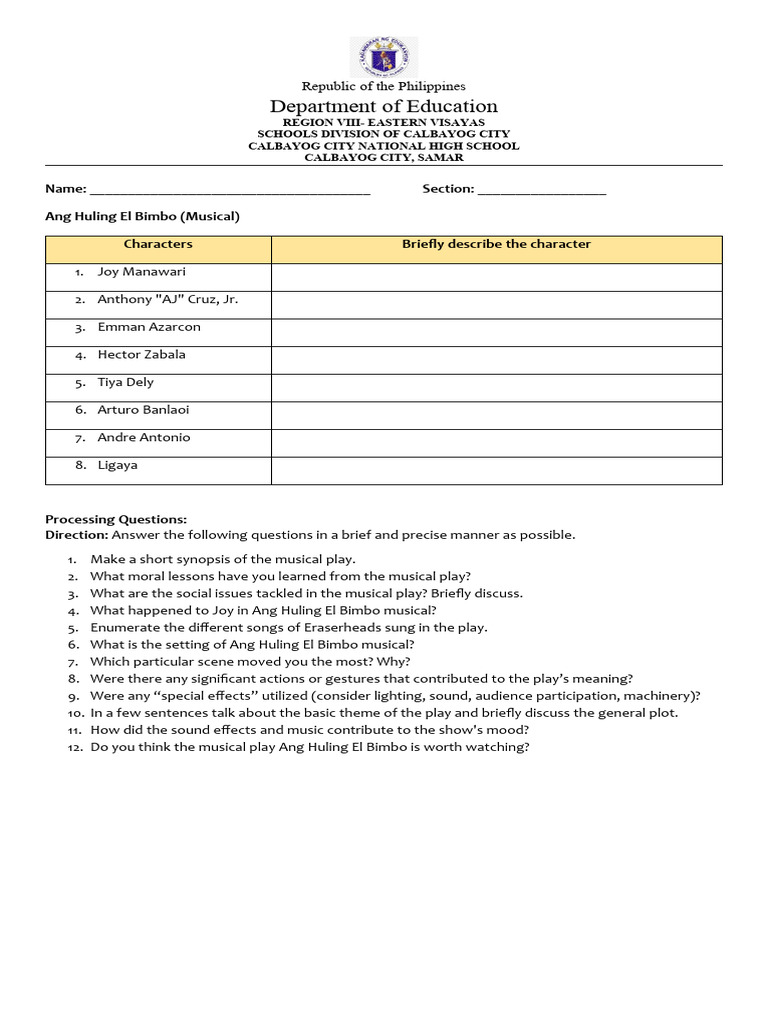 Musical Play Analysis | PDF