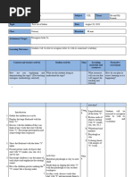 Jolly Phonics Lesson Plan Sound S | PDF