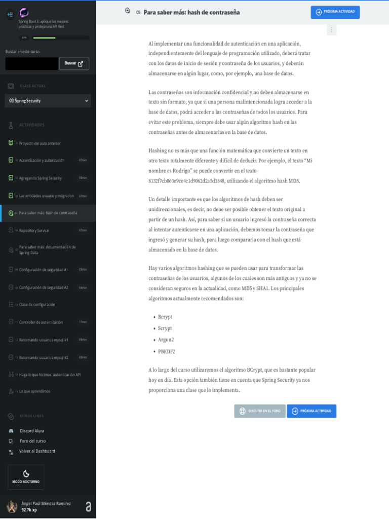 Aplique Las Mejores Prácticas y Proteja Una API Rest - Actividad 5 para ...
