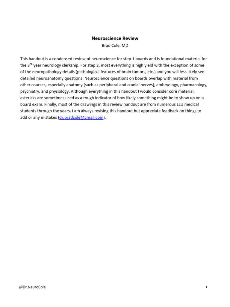Neuroscience Board Review | PDF | Acetylcholine | Chemical Synapse