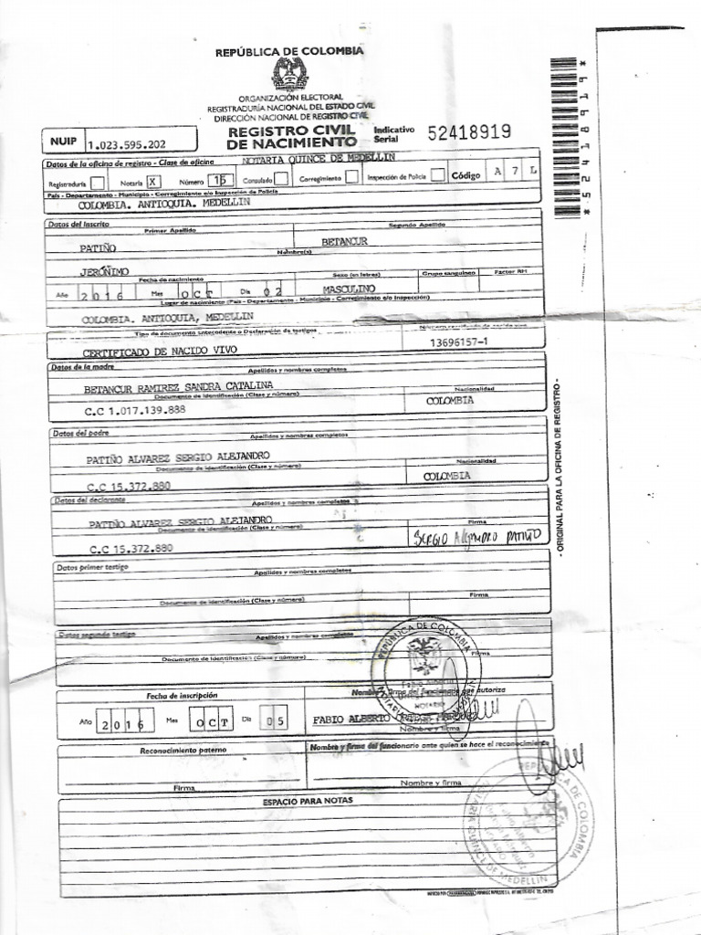 Registro Civil | PDF