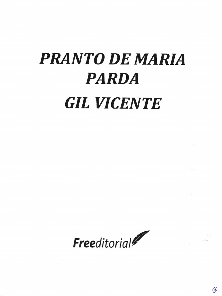 Pranto de Maria Parda | PDF Pranto de Maria Parda | PDF
