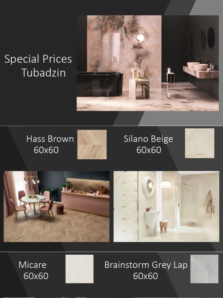 Special Prices 2023 Tubadzin+Ambients | PDF