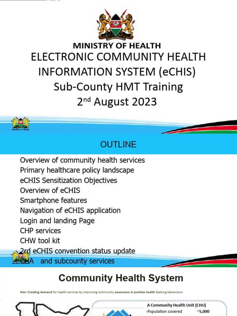 Training Slides ECHIS - 14th AUG 2023 | PDF | Google Play | Mobile App