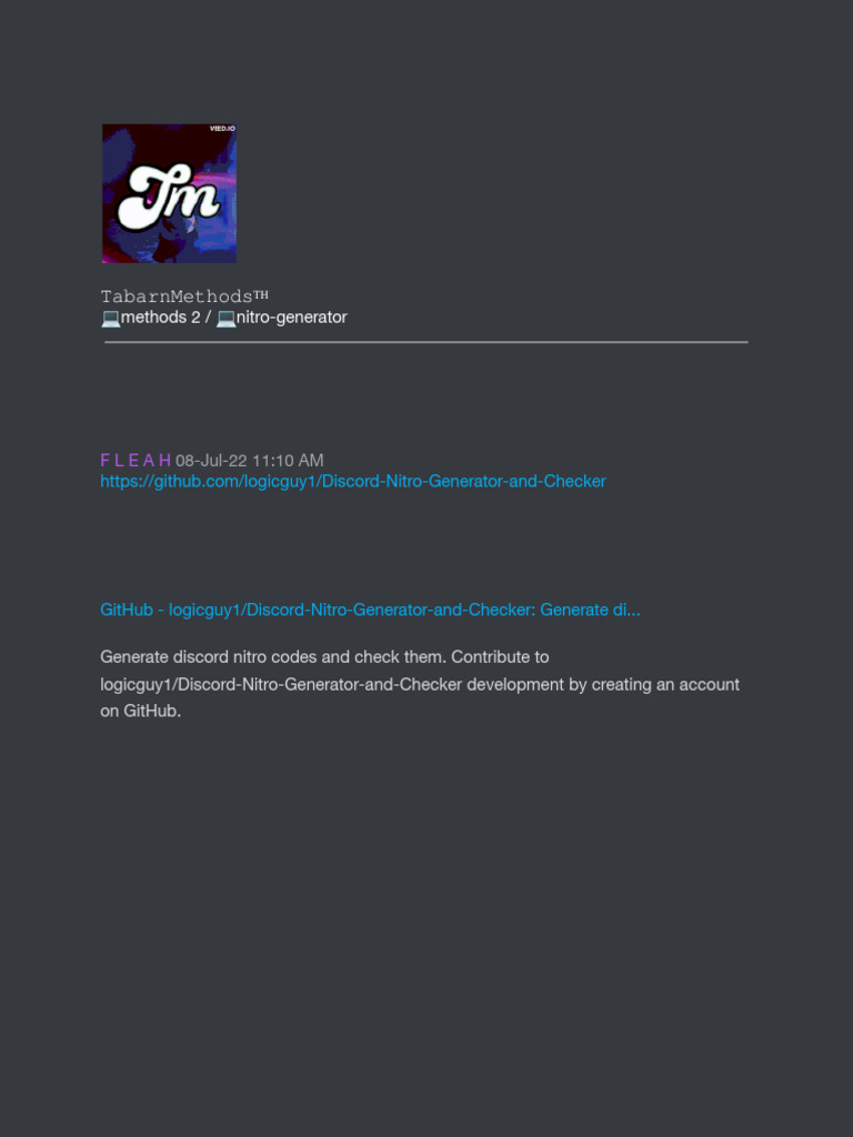 Nitro Generator | PDF