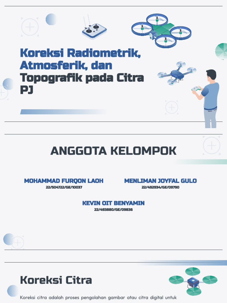 Koreksi Radiometrik, Atmosferik, Dan Topografik Dalam Bidang ...