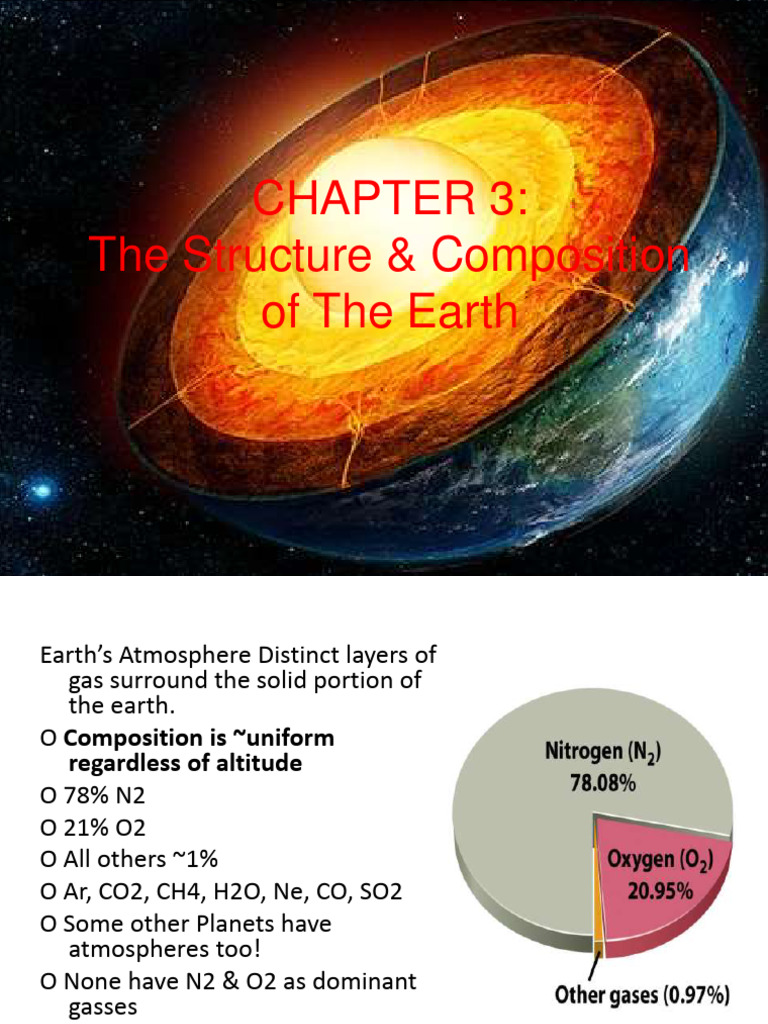Structure and Layers of the Earth | PDF | Atmosphere Of Earth | Crust ...