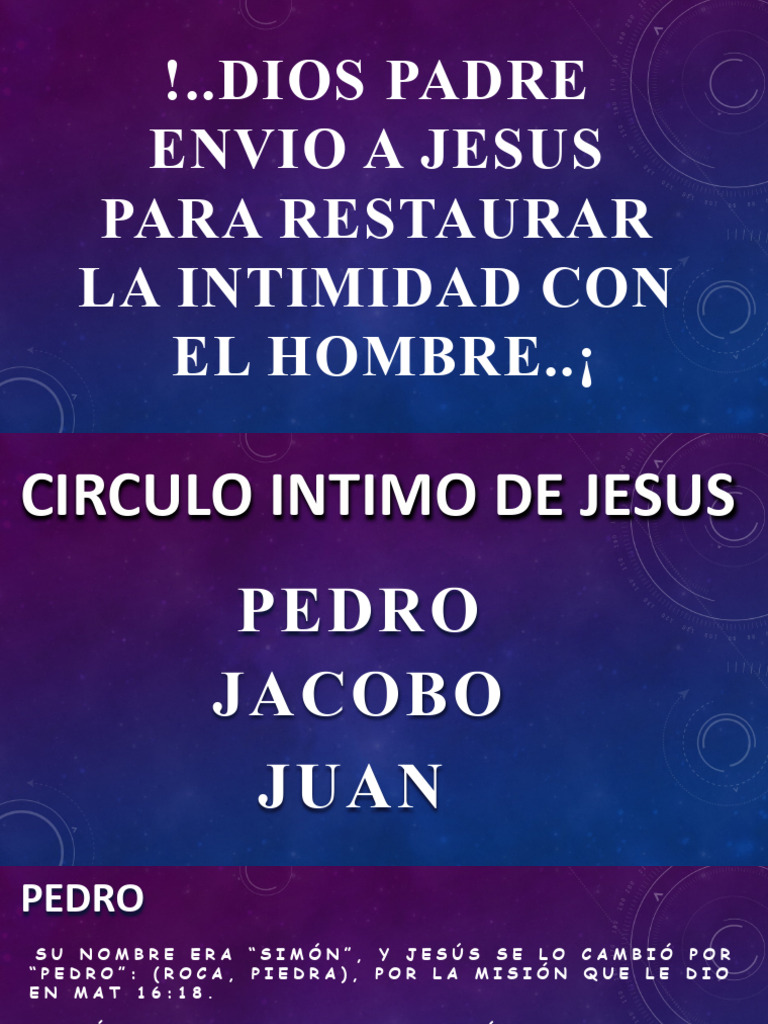 Circulo Intimo de Jesus | PDF | Juan el apóstol | Jesús