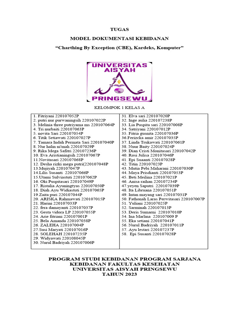 Dokumentasi Kelompok 1 | PDF