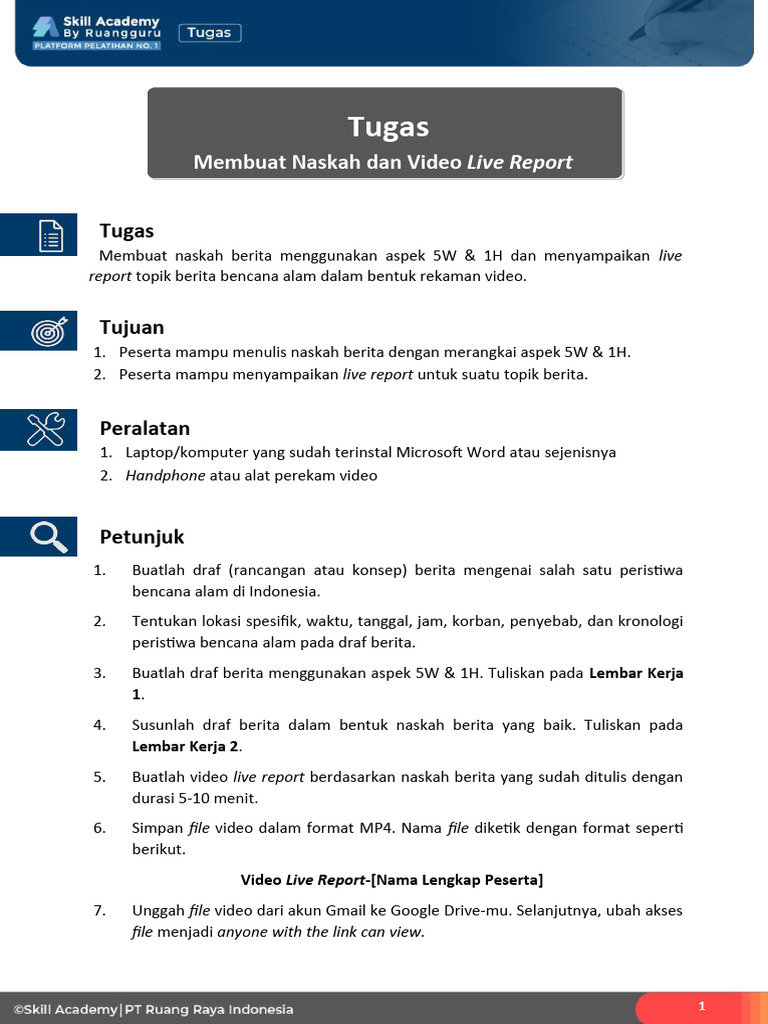 Naskah Reporter (Sumarlina) | PDF