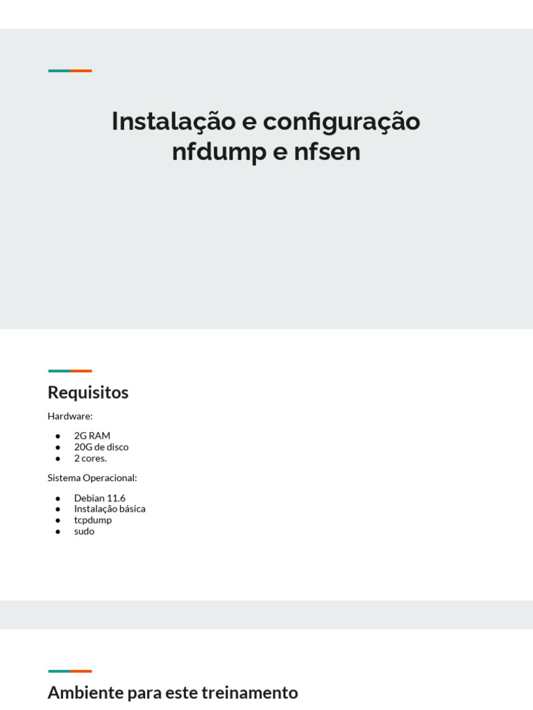 Guia de Instalação do NfDump e NfSen | PDF | Php | Rede mundial de ...