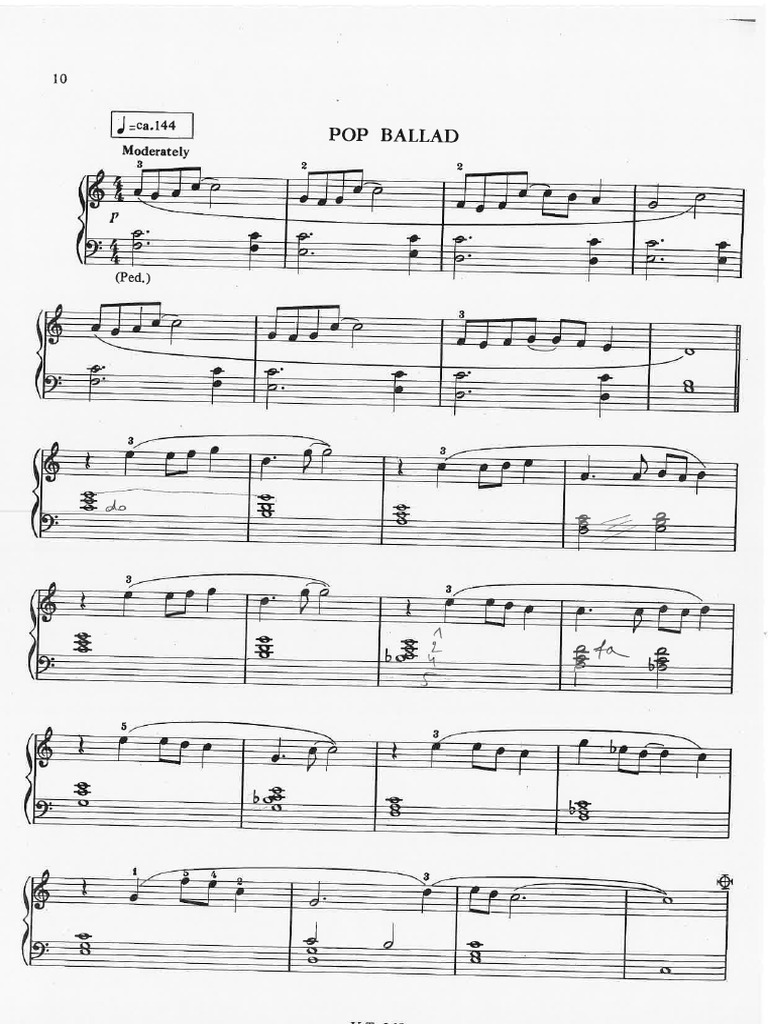 Beeftink - Pop Ballad | PDF