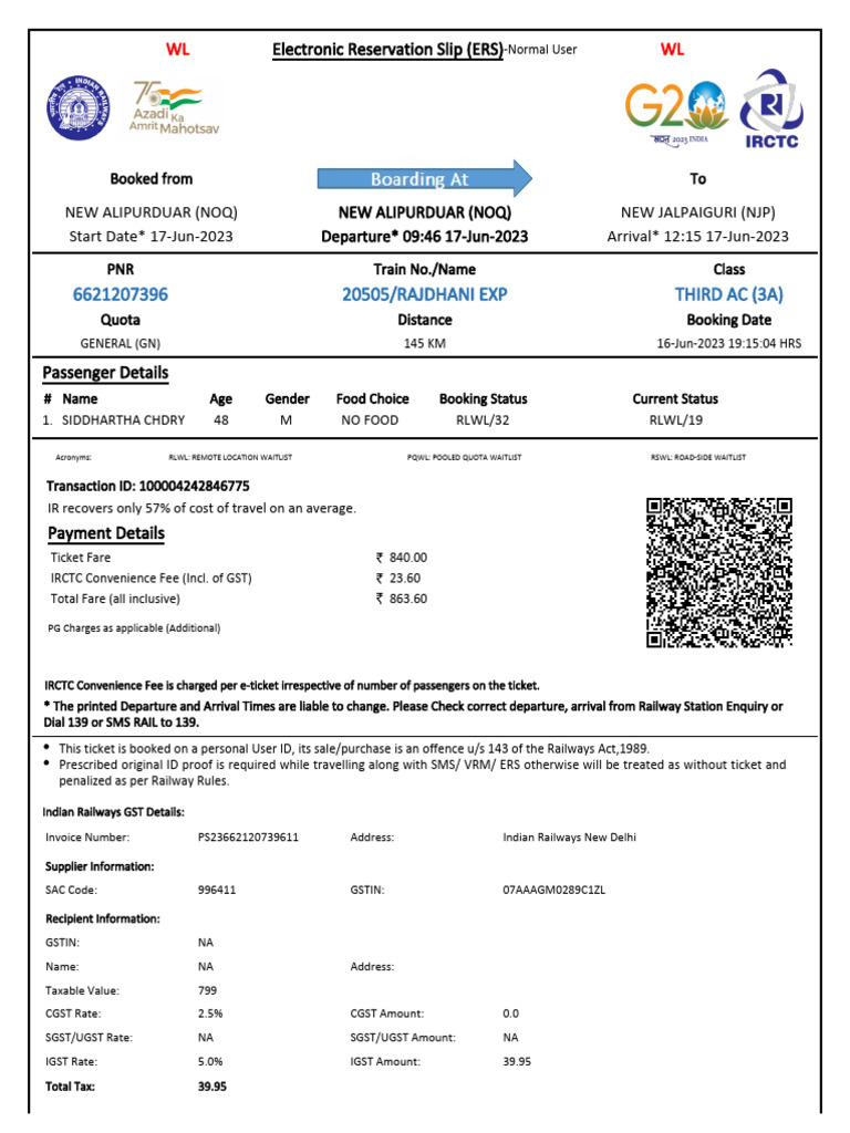 PNR Research | PDF | Identity Document