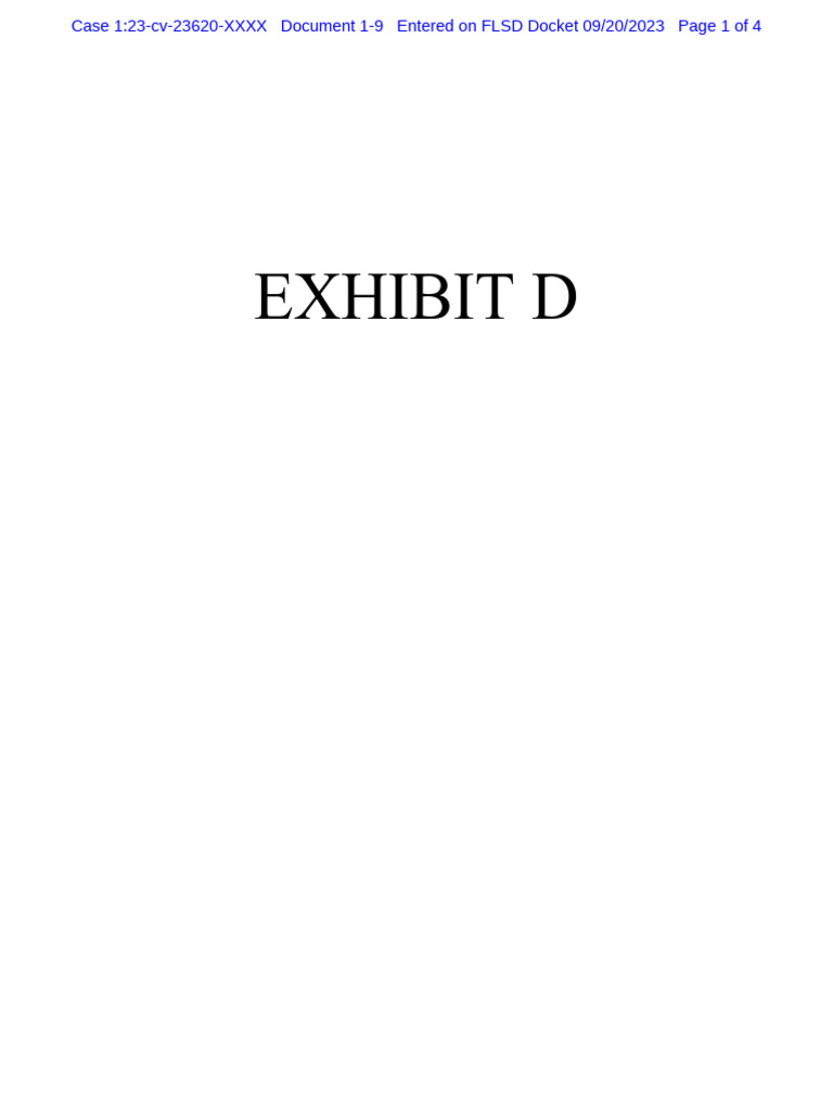 ECF 1-9. Exhibit D | PDF | Legal Guardian | Judiciaries