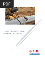 Steel Pipe Dimensions Chart | PDF