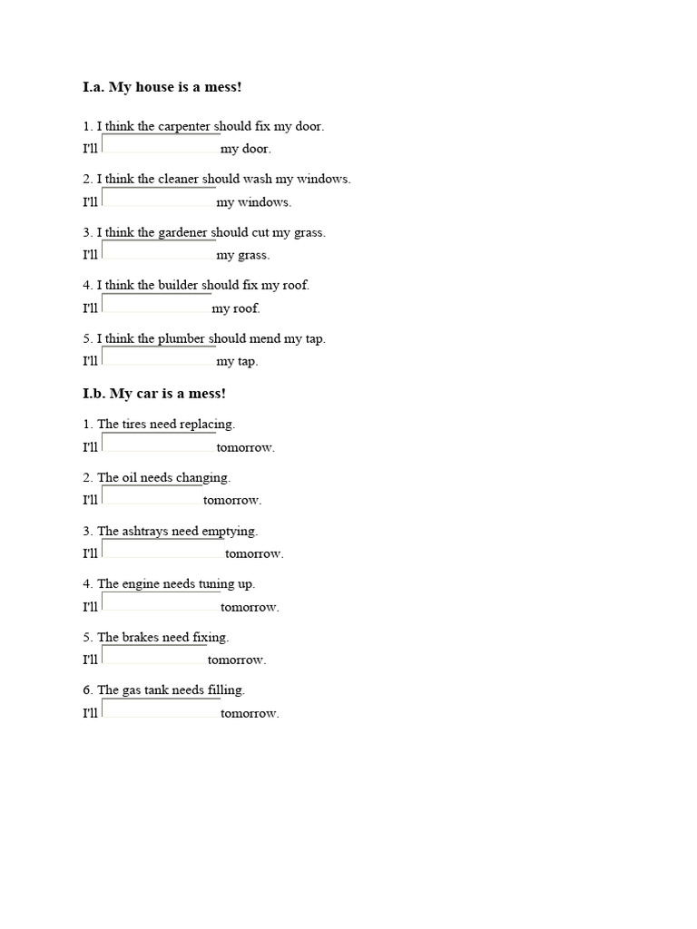 Causative Practice | PDF