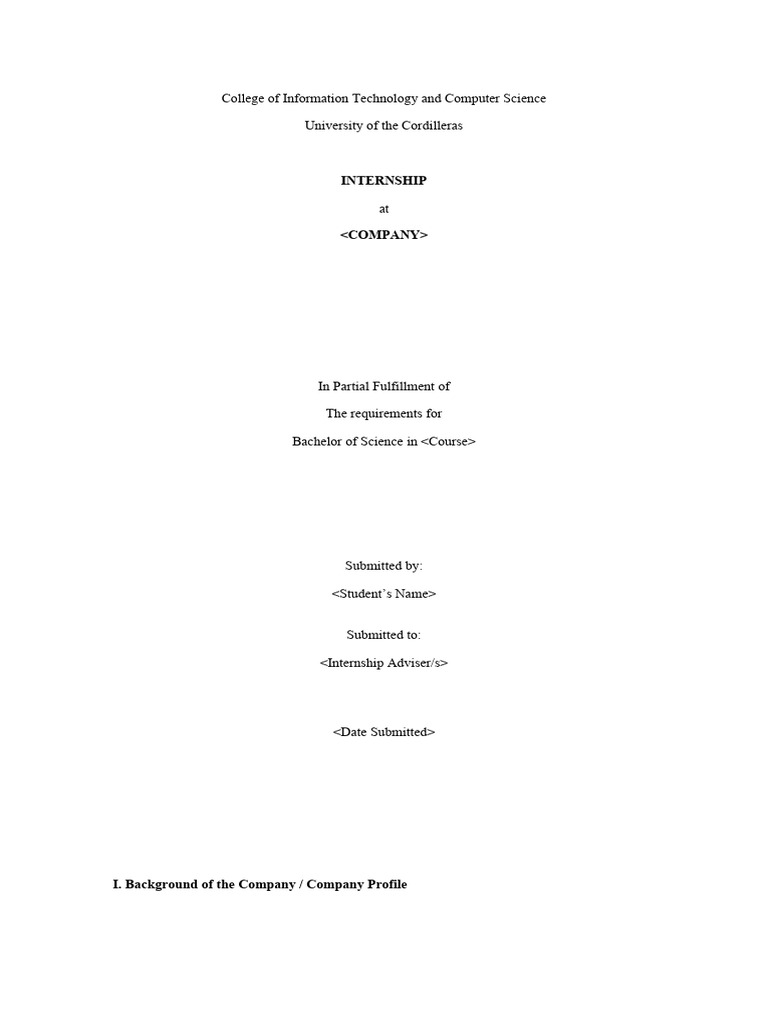 Ojt Report Format Online 1 | PDF | Written Communication