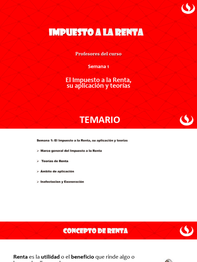 Compendio Impuesto A La Renta | PDF | Impuestos | Impuesto sobre la renta