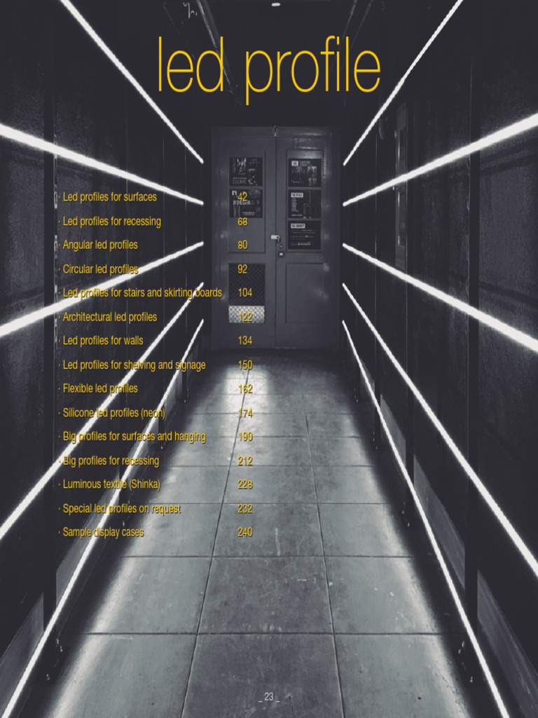 Philips LED Profile Light Catalogue | PDF | Poly(Methyl Methacrylate ...